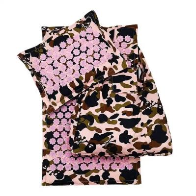 中国 Full Printed Cloth New Plastic Spikes Acupressure Mat and Pillow Set for Massage 販売のため