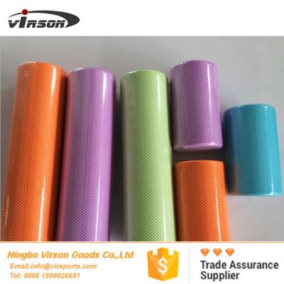 China 90cm high density eva foam roller with dot design rounded edges for sale