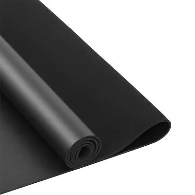 中国 5mm Luxury Anti Slip Black Natural PU Rubber Yoga Mats Private Packaging Custom Design Silk Printing for Exercise 販売のため