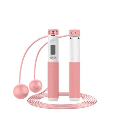 中国 Fitness equipment Weighted Speed Skipping Rope Digital Smart Cordless Jump Rope with Counter 販売のため
