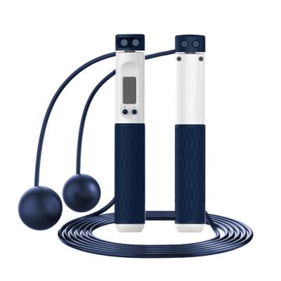 China Fitness equipment Weighted Speed Skipping Rope Digital Smart Cordless Jump Rope with Counter for sale