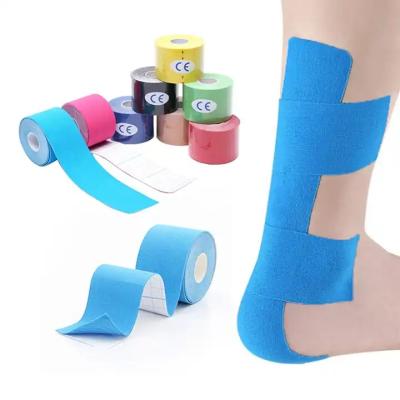 中国 medical skims workout body knee wrap athletic precut tapes 5cm 10cm waterproof kinesioes muscle sports kinesiology tape 販売のため