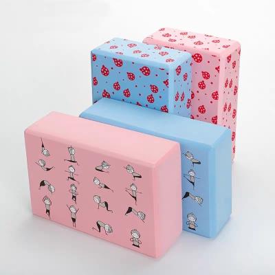 中国 Printed Fitness Pilates Exercise EVA Gym Yoga Block 販売のため
