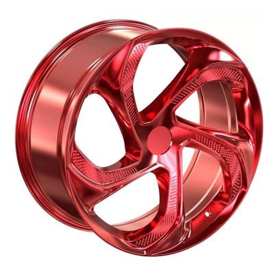 China factory 18'' 19'' 20'' 21'' 22''colorful 2pcs concave big lip forging alloy wheel,forged wheels for sale