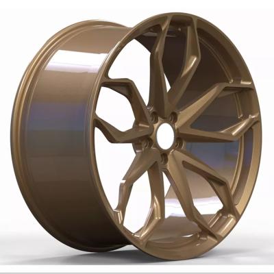 China High-quality car racing rim 17 to 22 inch 5*120 5x112 18 19 Bronze black colour finish forged alloy rim wheels for sale