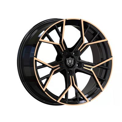 中国 Gloss Black Color And Machine Face Forged Aluminum 21 inch wheel for cars 販売のため