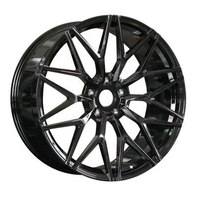 중국 18 inches black Brown polish 5 * 112 aluminum alloy forged car wheels 판매용