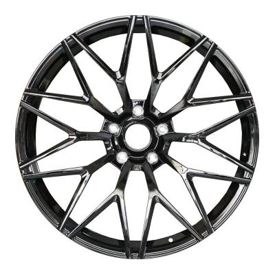 중국 18 inches black Brown polish 5 * 112 aluminum alloy forged car wheels 판매용