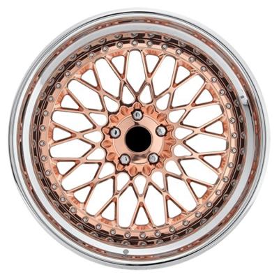 China 18 19 20 21 aviation aluminum 6061 double biplate forging custom car wheel pcd5x114.3 forged car wheel en venta