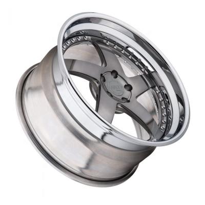 中国 Custom designed Two pieces forged wheels 18 19 20 21 22 23 24 inch alloy car rim custom alloy car wheels 販売のため