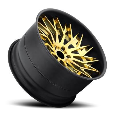 中国 Custom designed Two pieces forged wheels 18 19 20 21 22 23 24 inch alloy car rim custom alloy car wheels 販売のため
