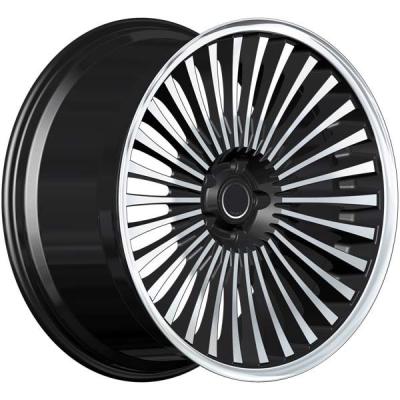 中国 hyper silver polished chrome forged alloy wheels rims for X5 X6 RS5 RS6 M5 M6 販売のため