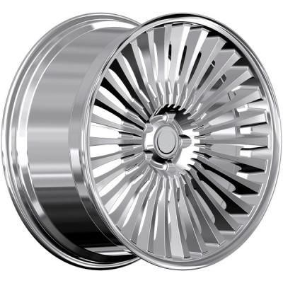 中国 hyper silver polished chrome forged alloy wheels rims for X5 X6 RS5 RS6 M5 M6 販売のため