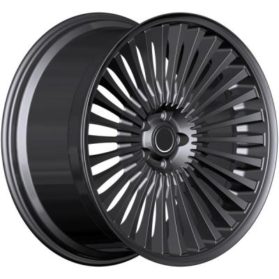 中国 hyper silver polished chrome forged alloy wheels rims for X5 X6 RS5 RS6 M5 M6 販売のため