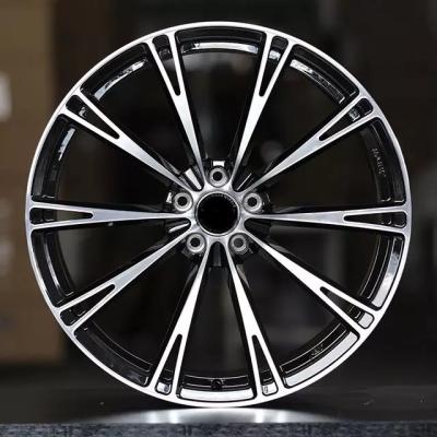 China Titanium Machine Face Gloss black 19''20''21''22''forged wheels for Audi Q7 for sale
