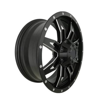 中国 custom wheelsl matte black 4 wheel  Better driving experience 16 17 18 beadlock off road wheel 販売のため