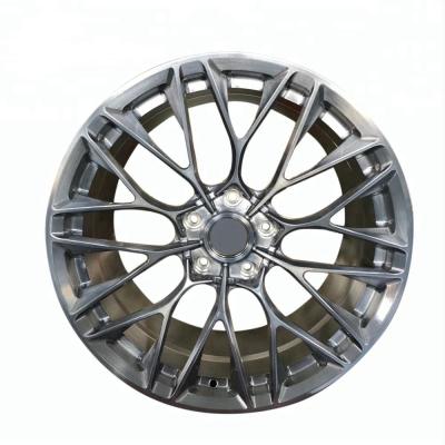 中国 Forged wheel brush grey color alu wheels 9x18 5x150 pcd alloy wheel rim for land cruiser 販売のため