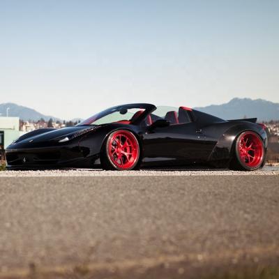 中国 customization deep dish brushed red 18 19 20 2122 Inch 3 piece wheels forged alloy wheels for ferrari Dino 365 GTB 販売のため