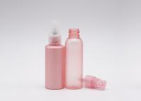 China Plastic Fine Mist Sprayer Bottle 60ml Cylinder Matte Transparent for sale