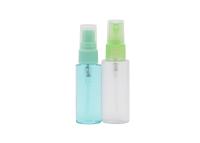 China Plastic Fine Mist Sprayer Bottle 60ml Cylinder Matte Transparent for sale