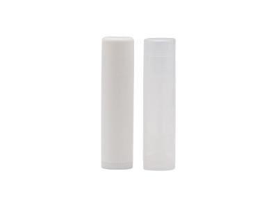 China Plastic Lip Balm Tube 17g Cylinder White Empty Deodorant Stick Container for sale