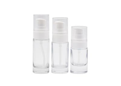 China 透明なガラス化粧品のスプレーのびん20ml 30mlのローションの空シリンダー for sale