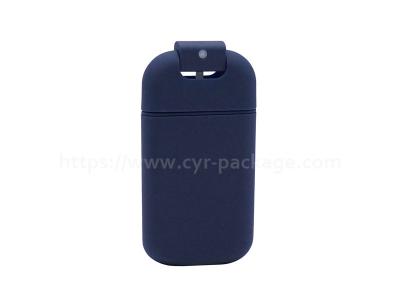 China De lege Mini Plastic Perfume Atomizer Spray-Zak van de Flessen Donkerblauwe Kosmetische Creditcard Te koop