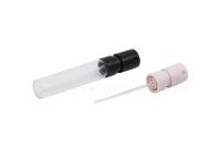 China Empty Glass Perfume Atomzier Bottle 2ml Mini With Snap Plastic for sale