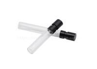 China Empty Glass Perfume Atomzier Bottle 2ml Mini With Snap Plastic for sale