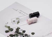 China Empty Glass Perfume Atomzier Bottle 2ml Mini With Snap Plastic for sale