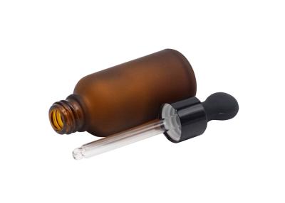 중국 광택이 없는 비어 있는 30 밀리람베르트 100 밀리람베르트 정유 병 다크 색조 화장 점적기 판매용