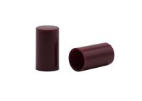 China Grey ABS Plastic Perfume Bottle Cap Cylinder Fea15 Lids Push Pull for sale
