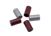 China Grey ABS Plastic Perfume Bottle Cap Cylinder Fea15 Lids Push Pull for sale