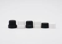 China Ribbed Plastic Tamper Evident Cap 18mm With Insert For Essential Oil Bottle for sale