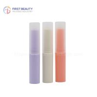 China Plastic Lip Balm Empty Lipstick Tube Customized Snap On for sale