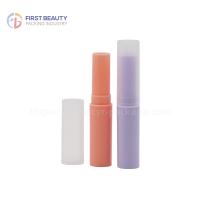 China Plastic Lip Balm Empty Lipstick Tube Customized Snap On for sale