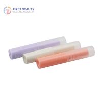 China Plastic Lip Balm Empty Lipstick Tube Customized Snap On for sale