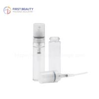 China Clear Plastic Perfume Tester Bottles Empty 8ml 10ml Refillable for sale