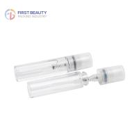 China Clear Plastic Perfume Tester Bottles Empty 8ml 10ml Refillable for sale