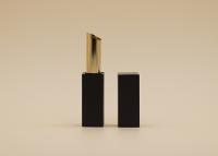 China Square Shape Empty Black Lipstick Tubes High Reliability For Cosmetic Packing for sale