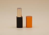 China Square Shape Empty Black Lipstick Tubes High Reliability For Cosmetic Packing for sale