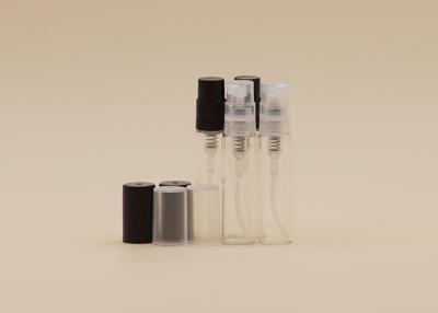 China Clear Glass Mini Refillable Perfume Bottles Fine Mist Sprayer Pump With PP Cap for sale