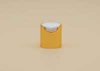 China PP Disk Top Cap Aluminum Outside Plastic Inside Silk Screen Printing for sale