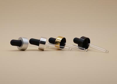 China Screw Short Collar 20mm Small Glass Dropper For Essential Oil Delivery for sale