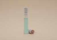 China Snap On Refillable Empty Glass Perfume Bottle Unique For Cosmetic Packaging for sale