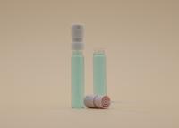 China Snap On Refillable Empty Glass Perfume Bottle Unique For Cosmetic Packaging for sale