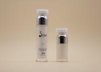 China Half Cap Airless Spray Bottle Customized Silk Screen Printing Logo for sale