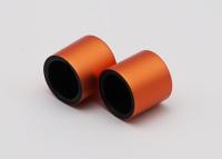 China Anodized Crimpless  Orange Perfume Dispenser Pump Spray Cap for sale