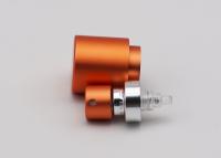 China Anodized Crimpless  Orange Perfume Dispenser Pump Spray Cap for sale