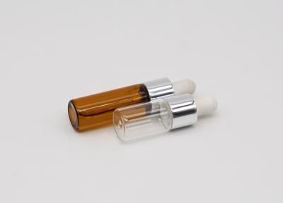 China 2ml Mini Amber Glass Tincture  Essential Oil Dropper Bottle for sale